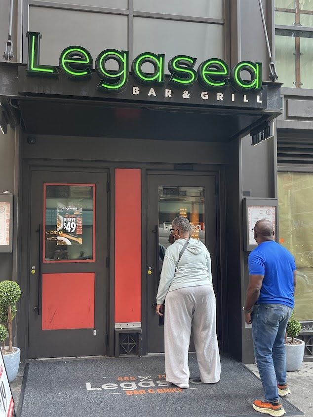 Legasea Bar & Grill Menu | Seafood, Prices, Hours at Moxy Times Square NY