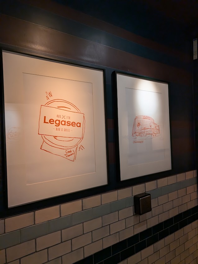 Legasea Bar & Grill Menu | Seafood, Prices, Hours at Moxy Times Square NY